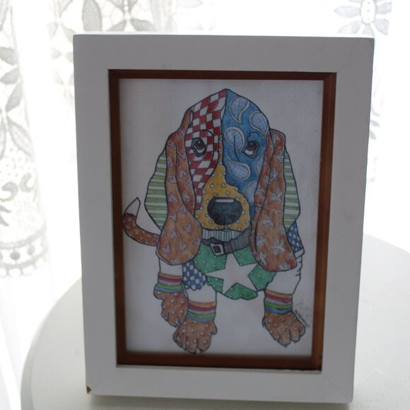 Marley Ungaro | Wall Decor | Marley Ungaro Designs Bassett Hound Dog ...